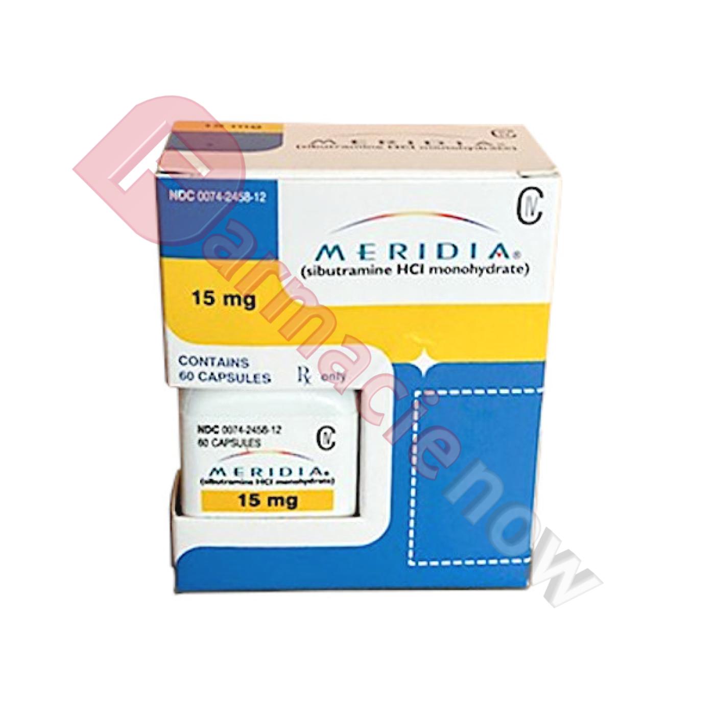 Comprar Meridia (Sibutramina) 15mg - Paquete de 60 pastillas